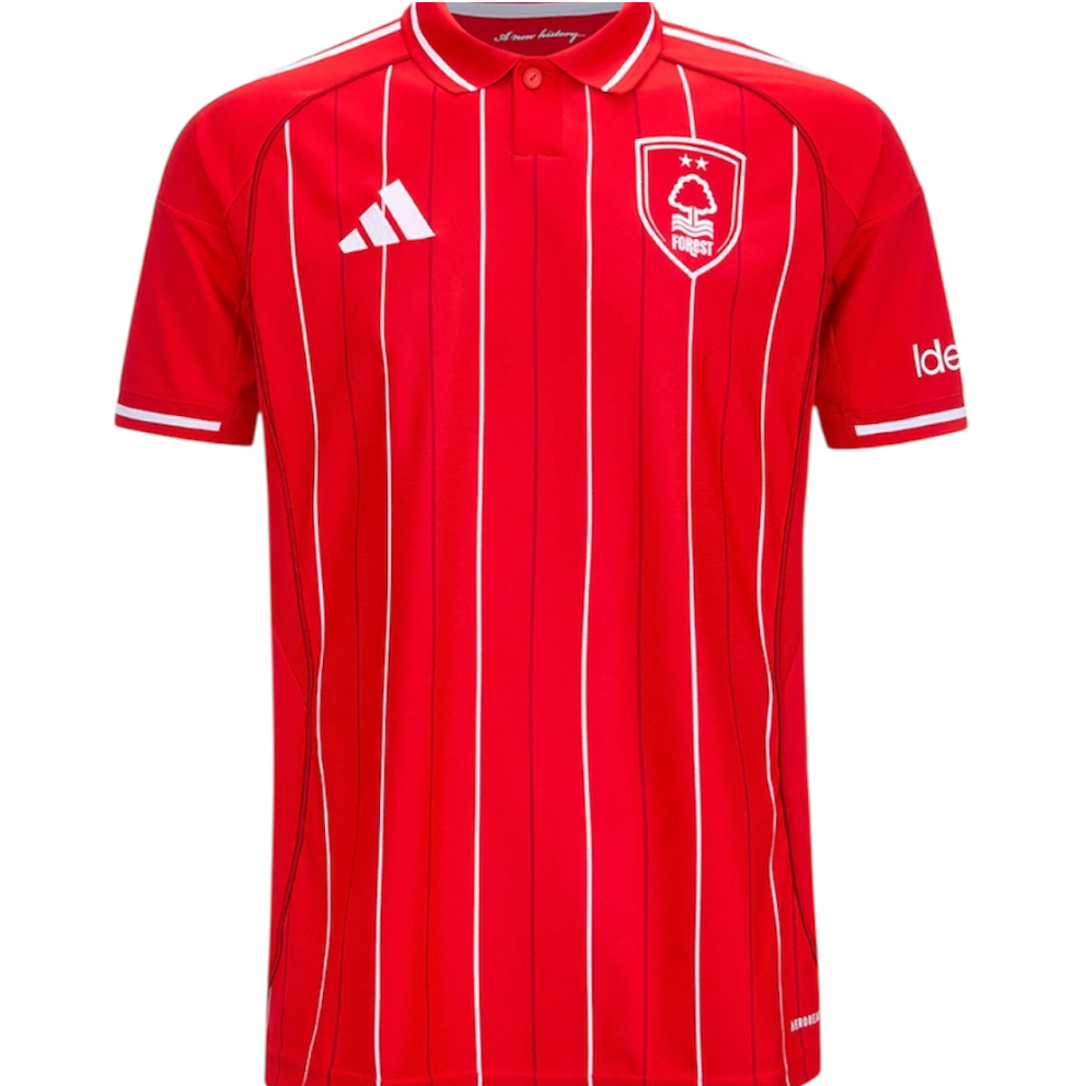 Nottingham Forest Adidas Home Kit 25/26 | Kids – Football Shirts Direct