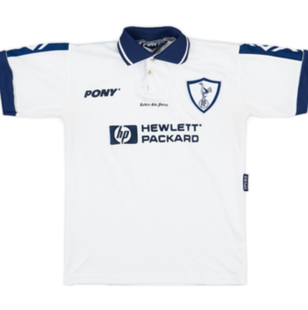 Tottenham Hotspur Pony Home Shirt 95/97 Retro | Adults – Football ...